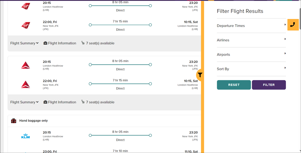 Making a flight booking – Help Centre for LOGiC from Inntel