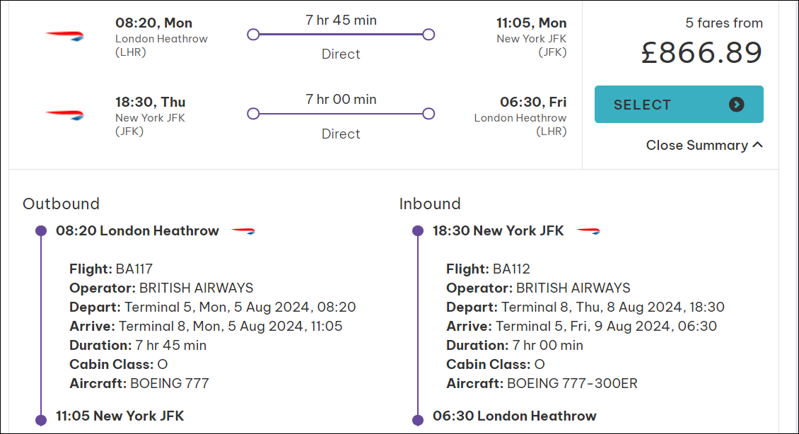 Making a flight booking – Help Centre for LOGiC