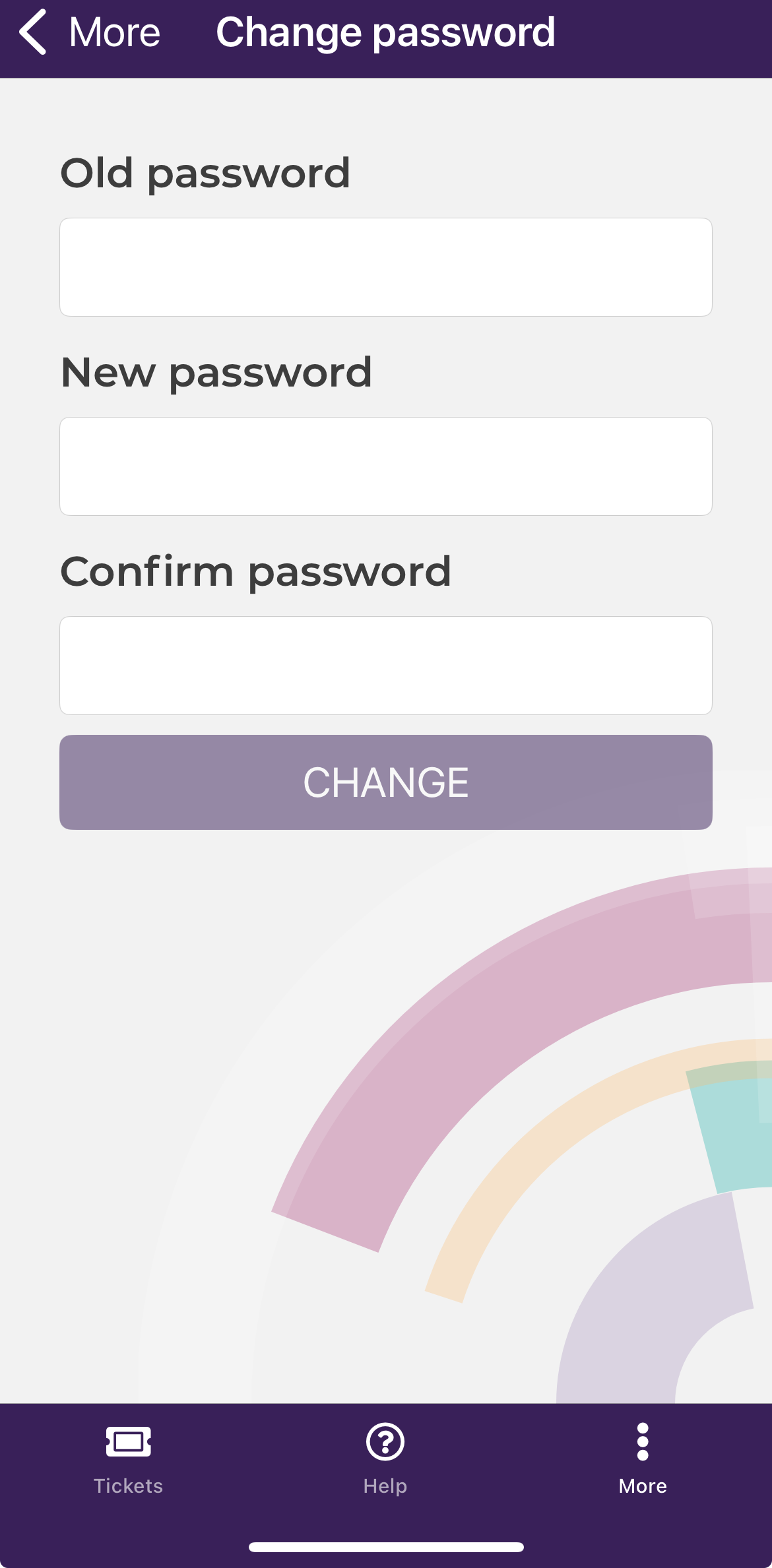 Resetting your mobile app password – Help Centre for LOGiC