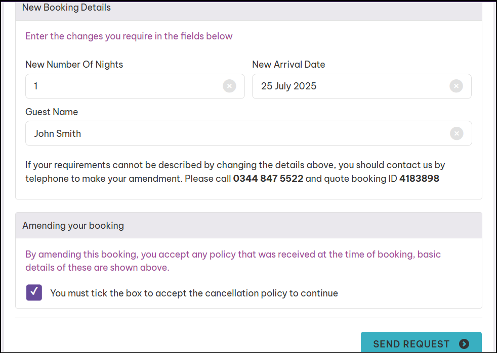 How do I amend my hotel booking? – Help Centre for LOGiC