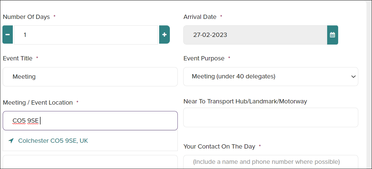 Creating an M&E Enquiry – Help Centre for LOGiC from Inntel